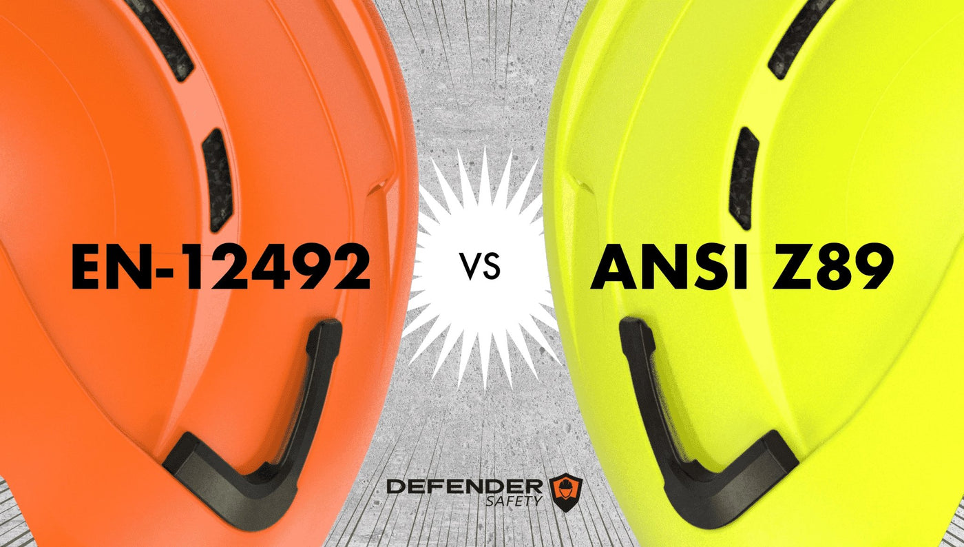 EN-12492 VS ANSI Z89 | Defender Safety