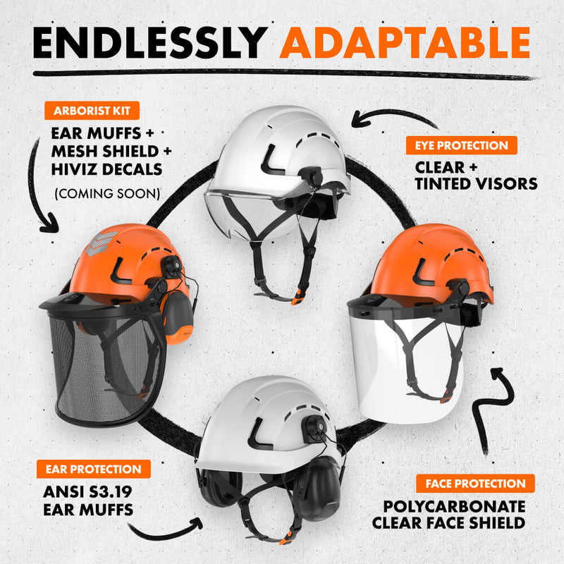 Custom Logo Type 2 Helmets | ANSI Z89.1 & EN12492 | Defender H2