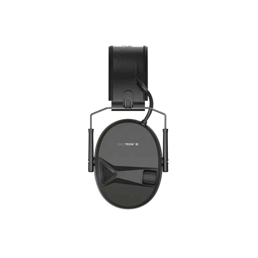 DECITECH™ E1 Active Electronic Hearing Protection, Over the Head Earmu